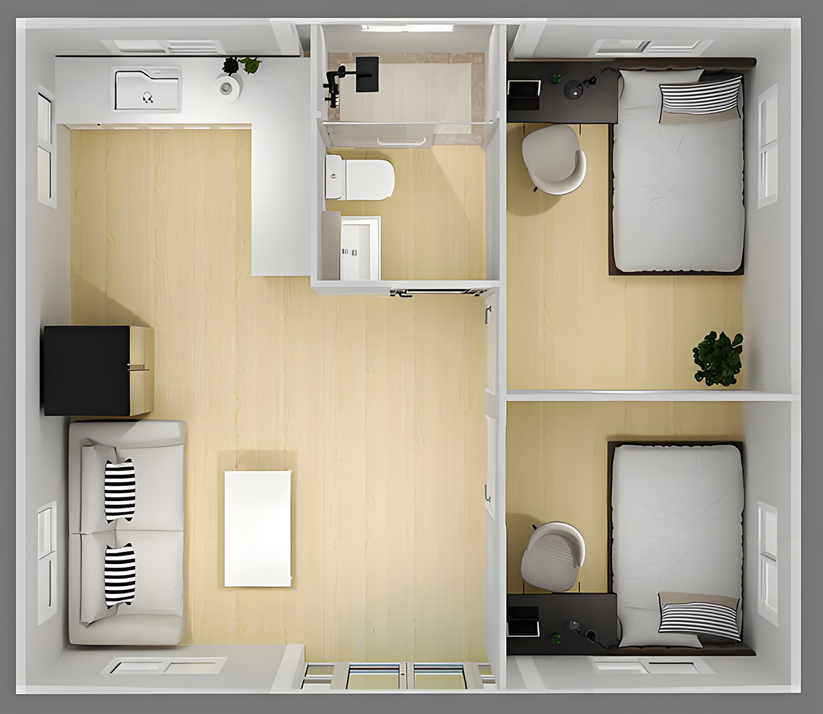 Expandable living-Granny flats & expandable homes-Cosy Home-Cosy Home